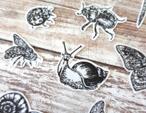 Printable Butterfly & Insect Ink Stamp – Hanana Studio